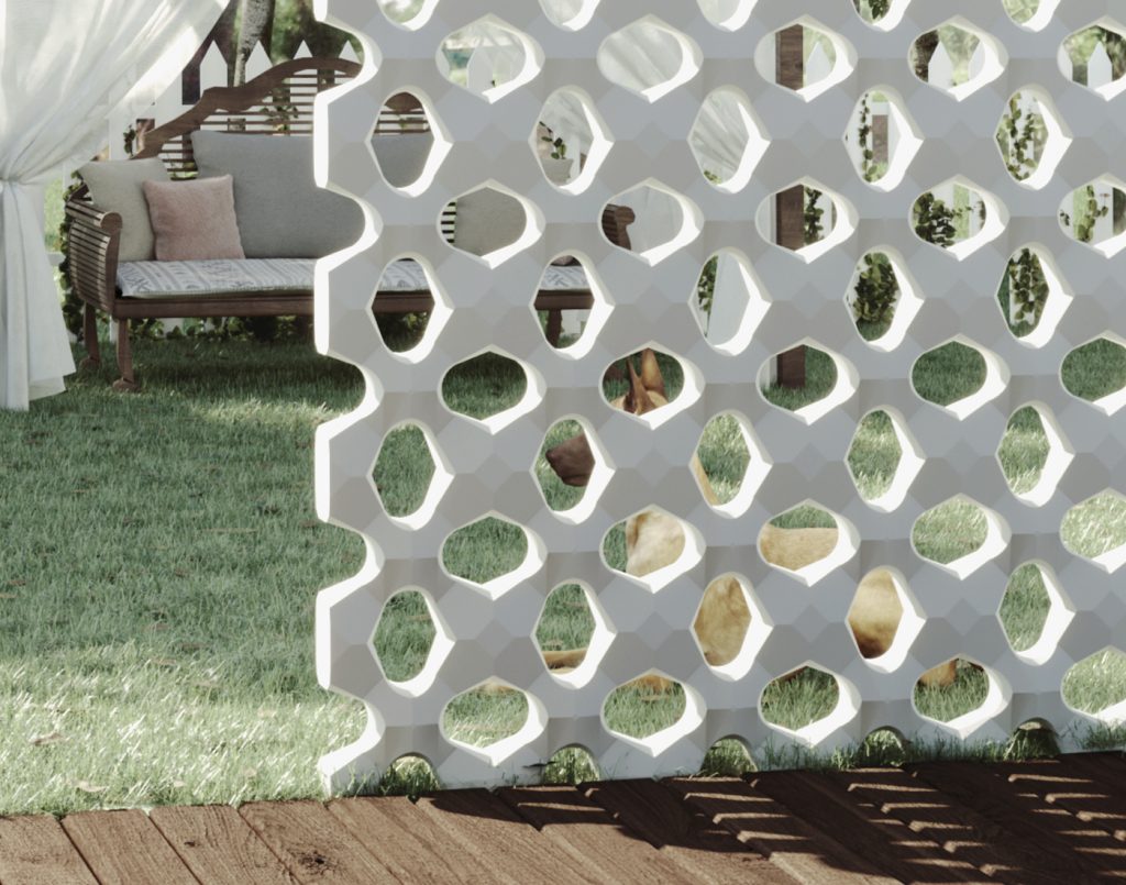 Cobogó Trébol | Revestimientos decorativos de hormigón - Onua